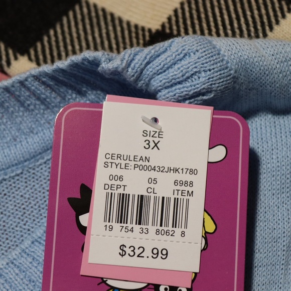 Sanrio | Sweaters | Hello Kitty And Friends Cinnamoroll Blue Sweater ...